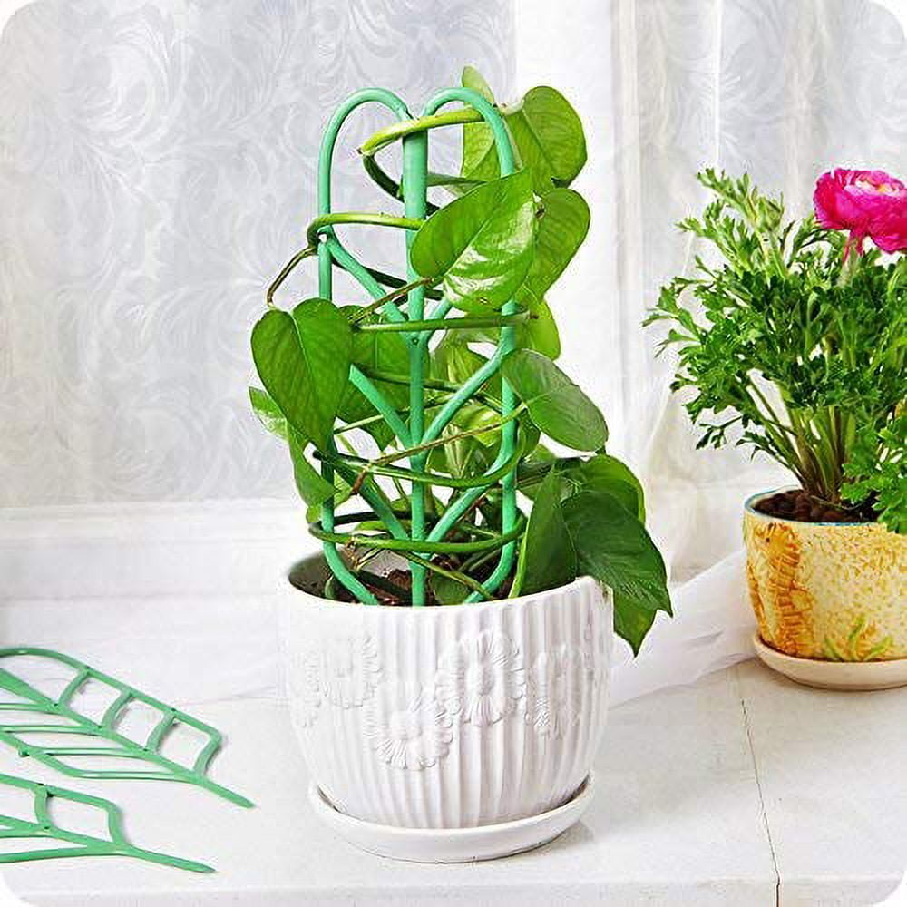 Mr.Garden 14" Mini Garden Trellis - Green - 12 Pack - Walmart.com