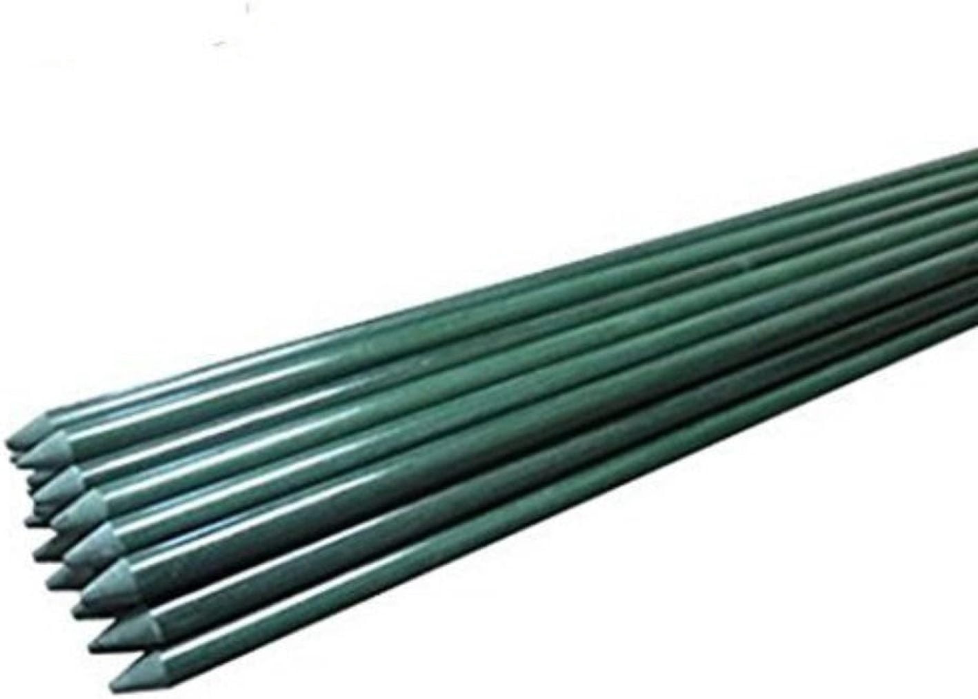 Mr.Garden 50pack 3ft Garden Stakes with 1roll Plant Tie, 1/4" Dia FRP ...