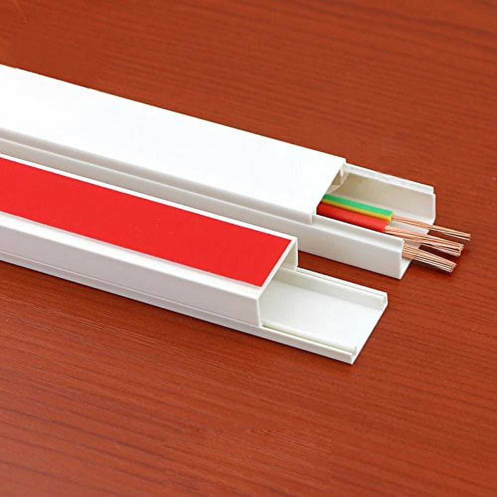Mr.Garden Cordline -9.45Inch x 5.5 inch 1-Way Cord Channel, 6.56ft long ...