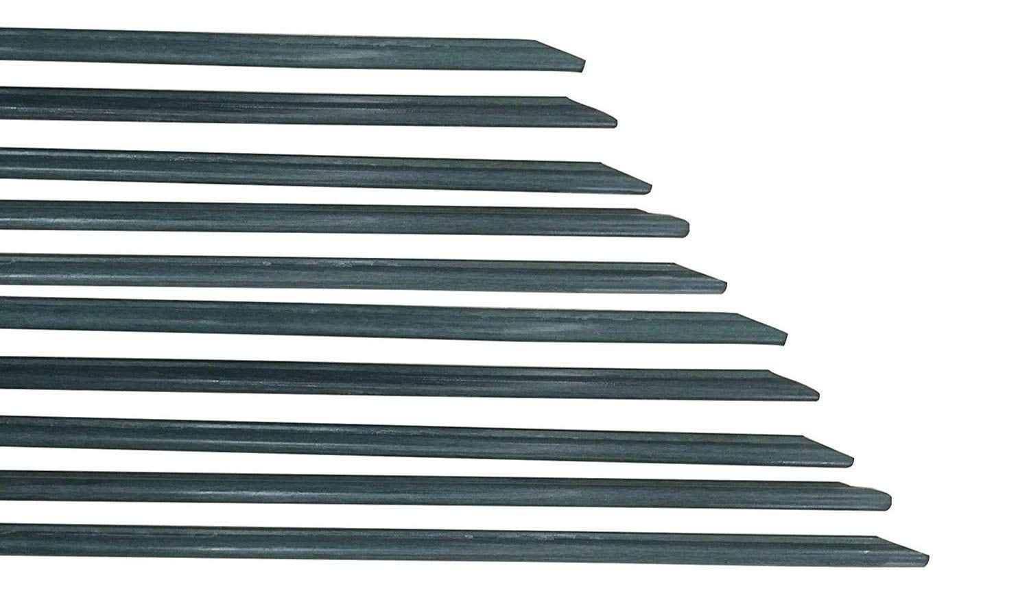 Mr.Garden Easy-Twist Plant Stakes Garden Stakes FRP Rib Solid Rod with ...