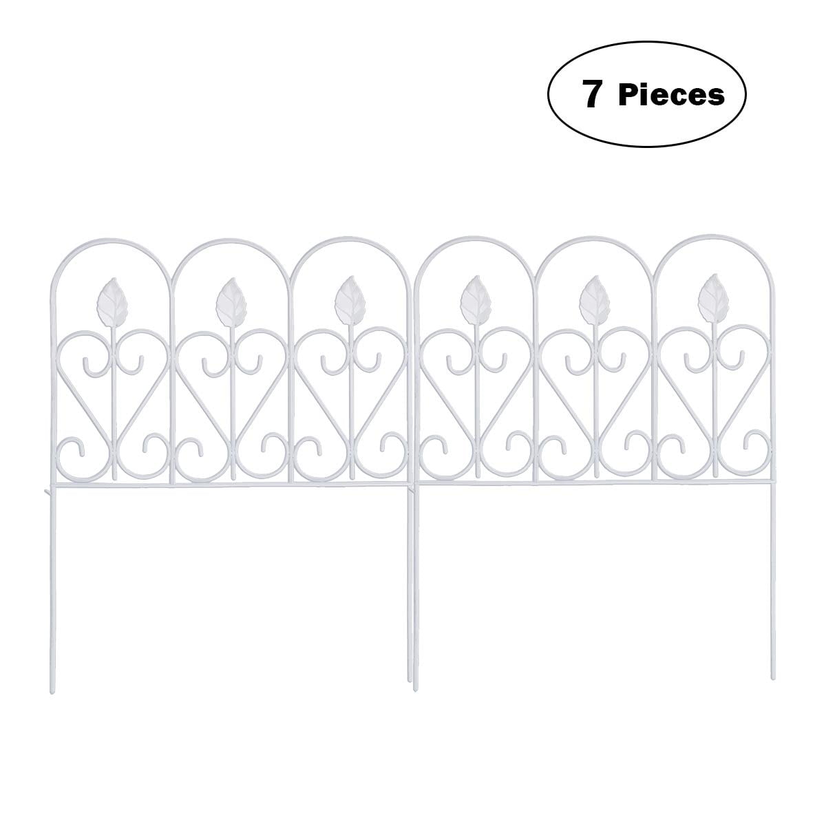 Mr.Garden Edging Fence Metal Decorative Garden Barrier Panels 24"x32 ...