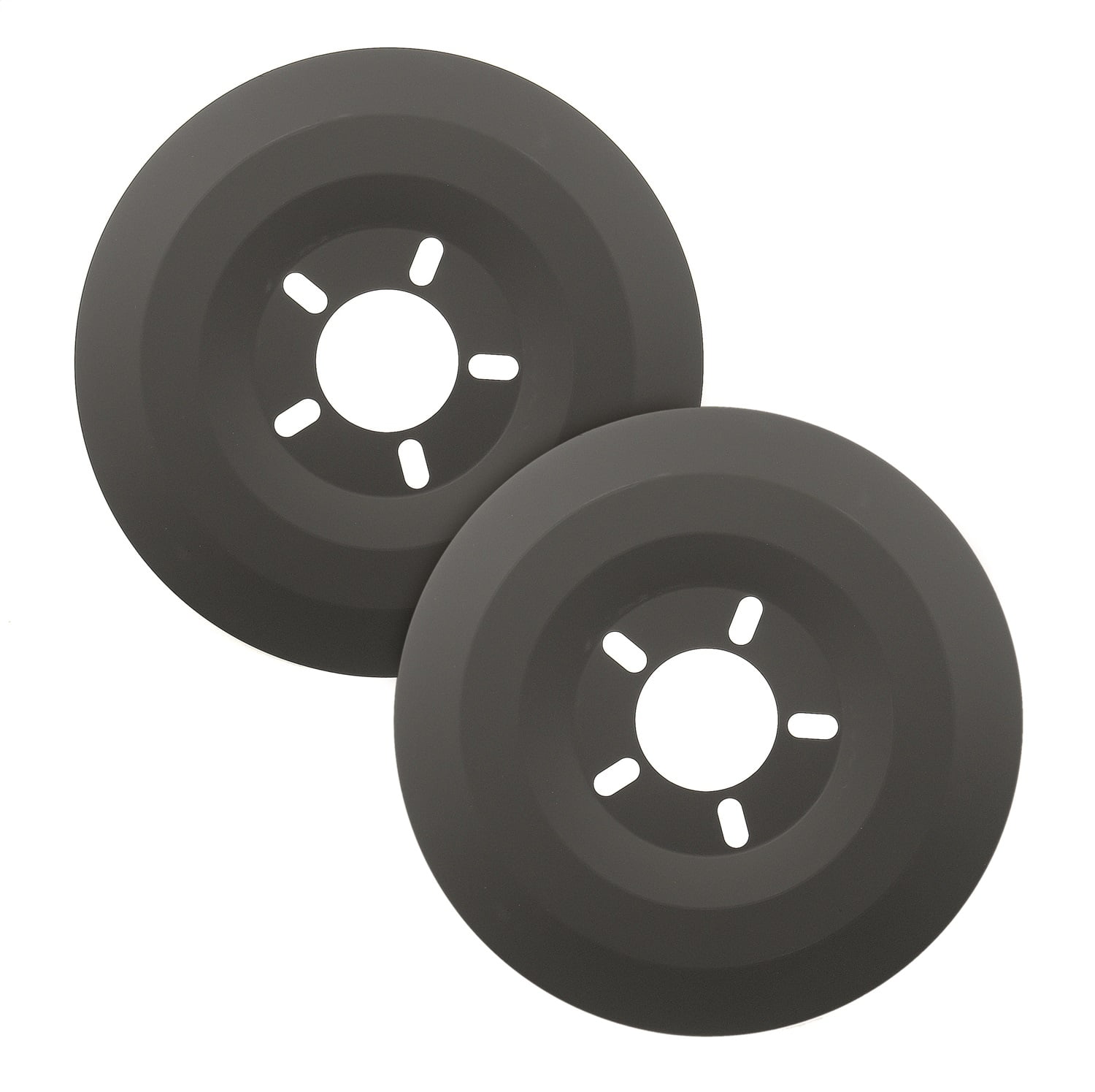 Mr. Gasket Co. 16IN Wheel Dust Shield, Black Aluminum, Universal Design ...