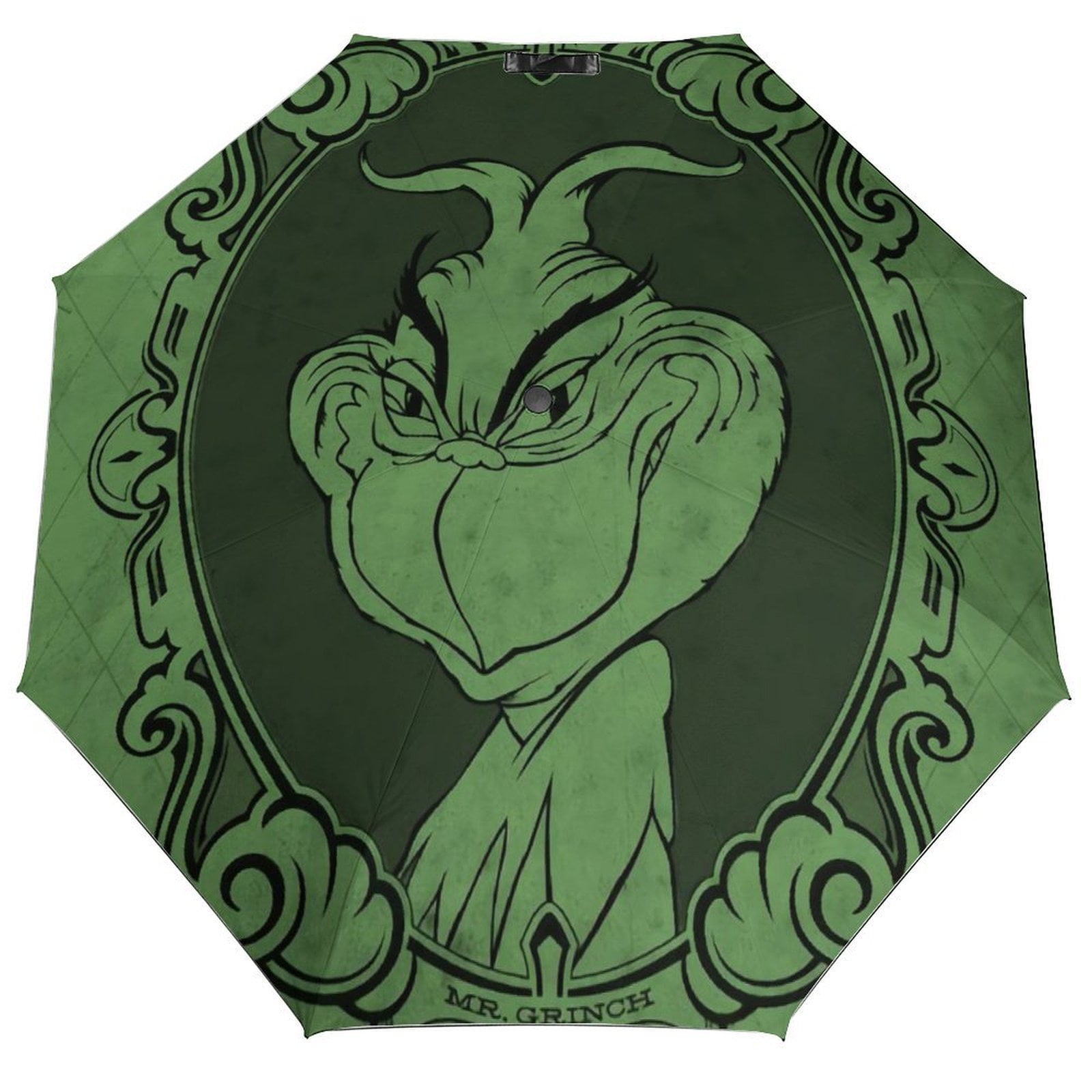 Mr. Grinch Windproof Travel Umbrella,Automatic Umbrellas for Rain ...