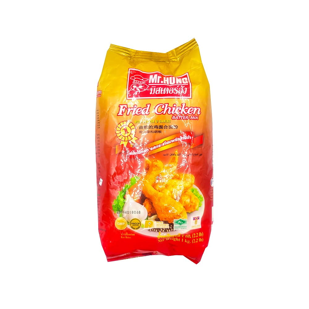 Mr.HUNG Fried Chicken Batter GGA1 Mix Flour with Pepper & Garlic (1 KG ...