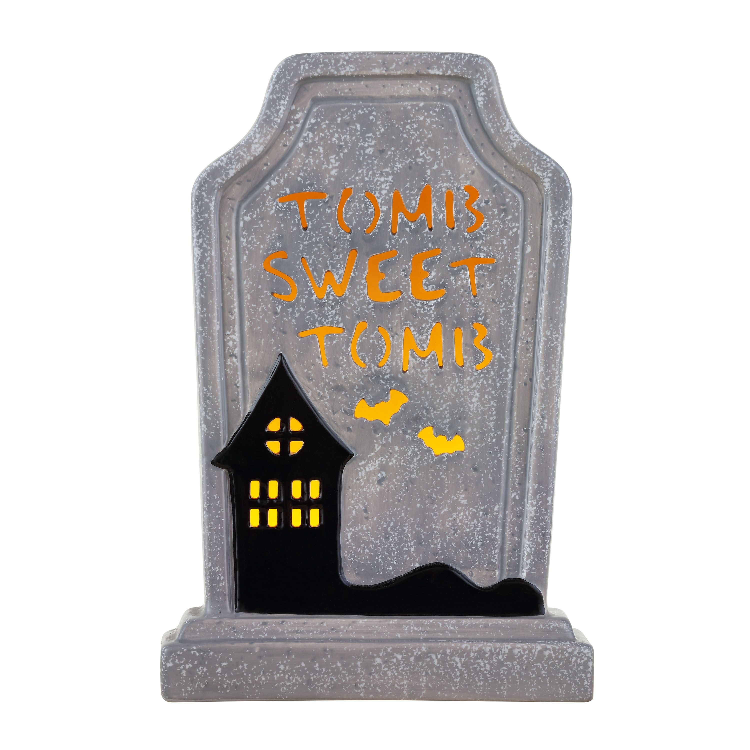 Mr. Halloween 10" Ceramic LED Tomb Sweet Tomb Tombstone - Walmart.com