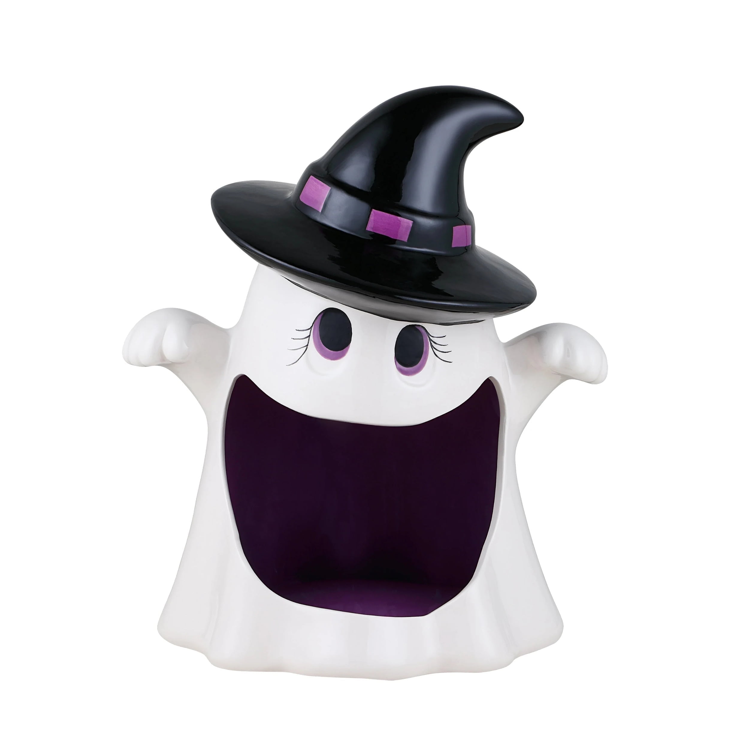 Mr. Halloween 12“ Motion Activated Ceramic Ghost Candy Bowl - Walmart.com