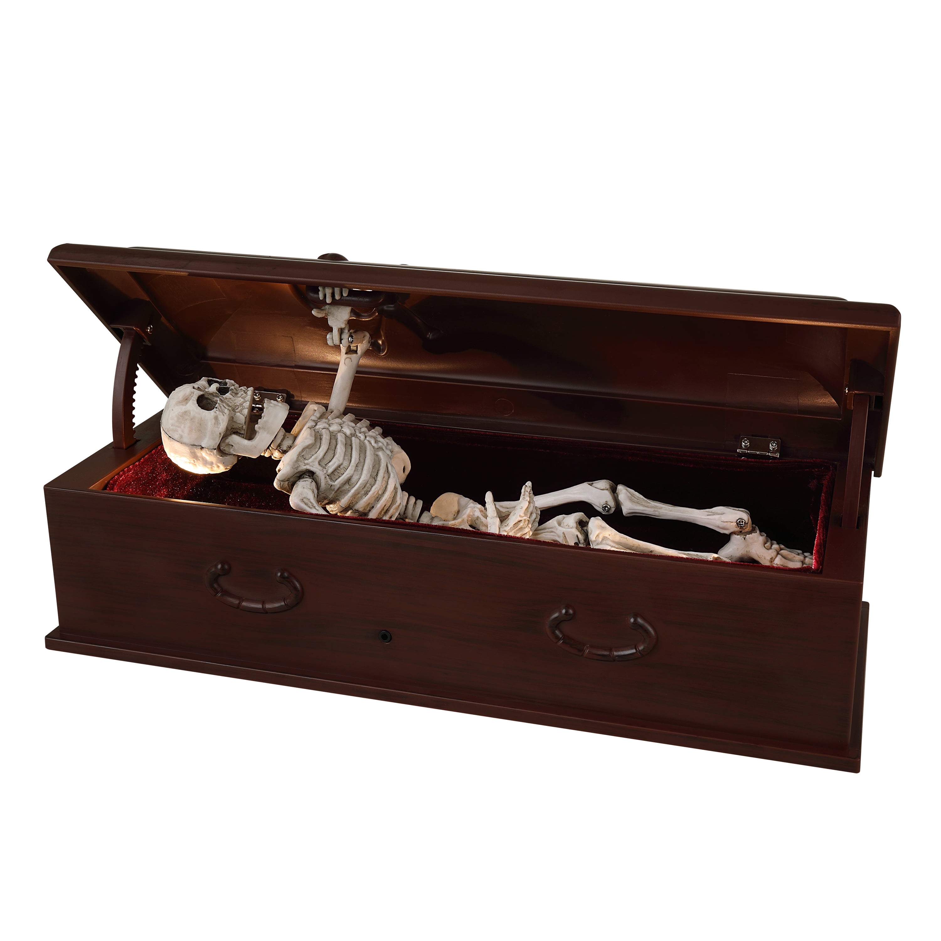 Mr. Halloween 12in Animated Skeleton Coffin - Walmart.com