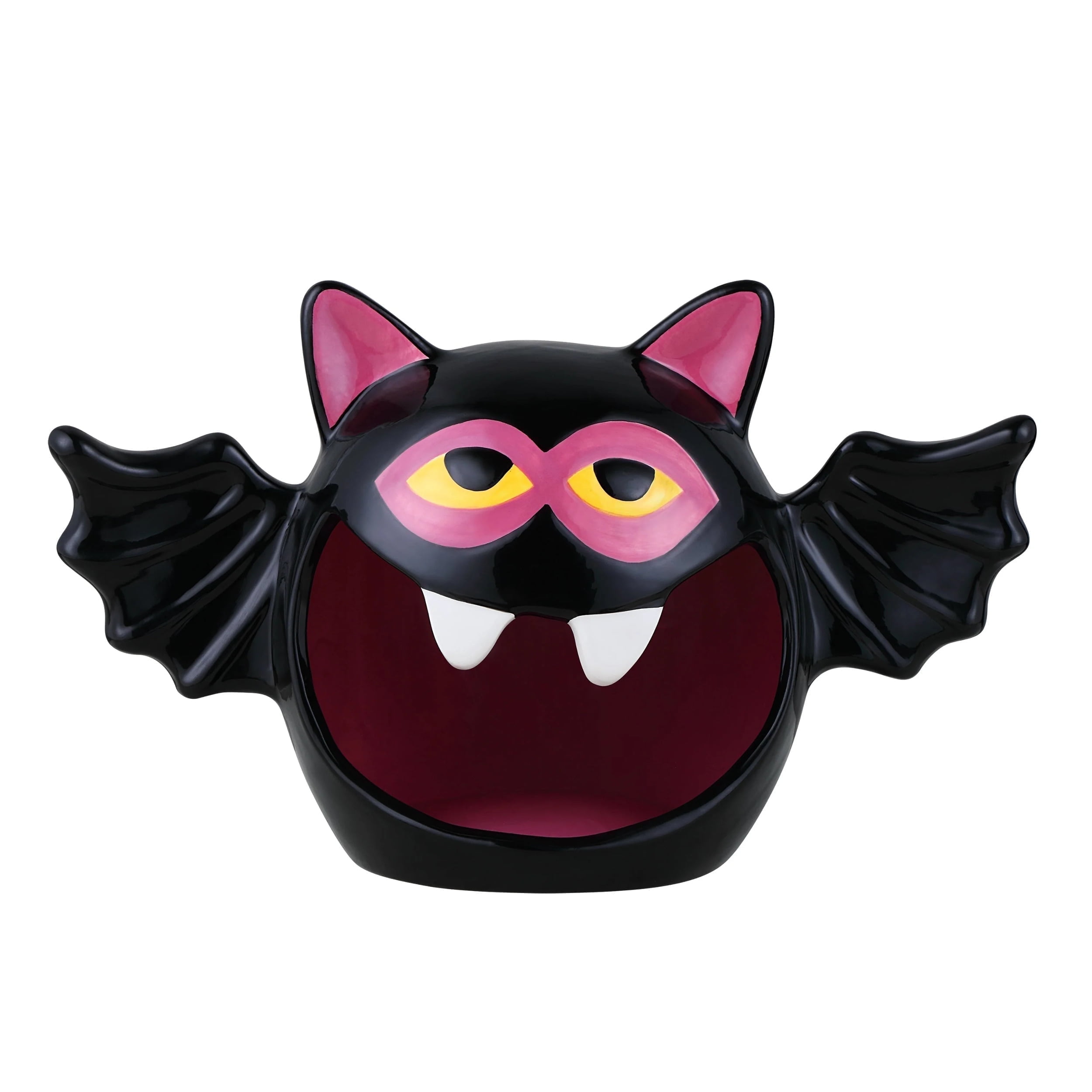 Mr. Halloween 9" Motion Activated Ceramic Bat Candy Bowl - Walmart.com