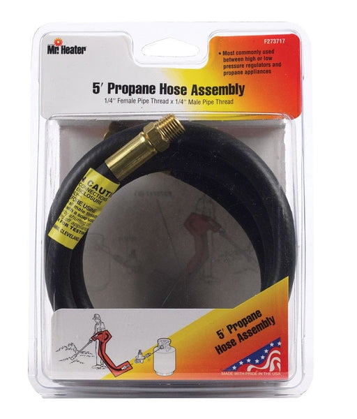 Mr. Heater 1/4 in. D X 1/4 in. D X 5 ft. L Brass/Plastic FPT x MPT Hose Assembly - Walmart.com