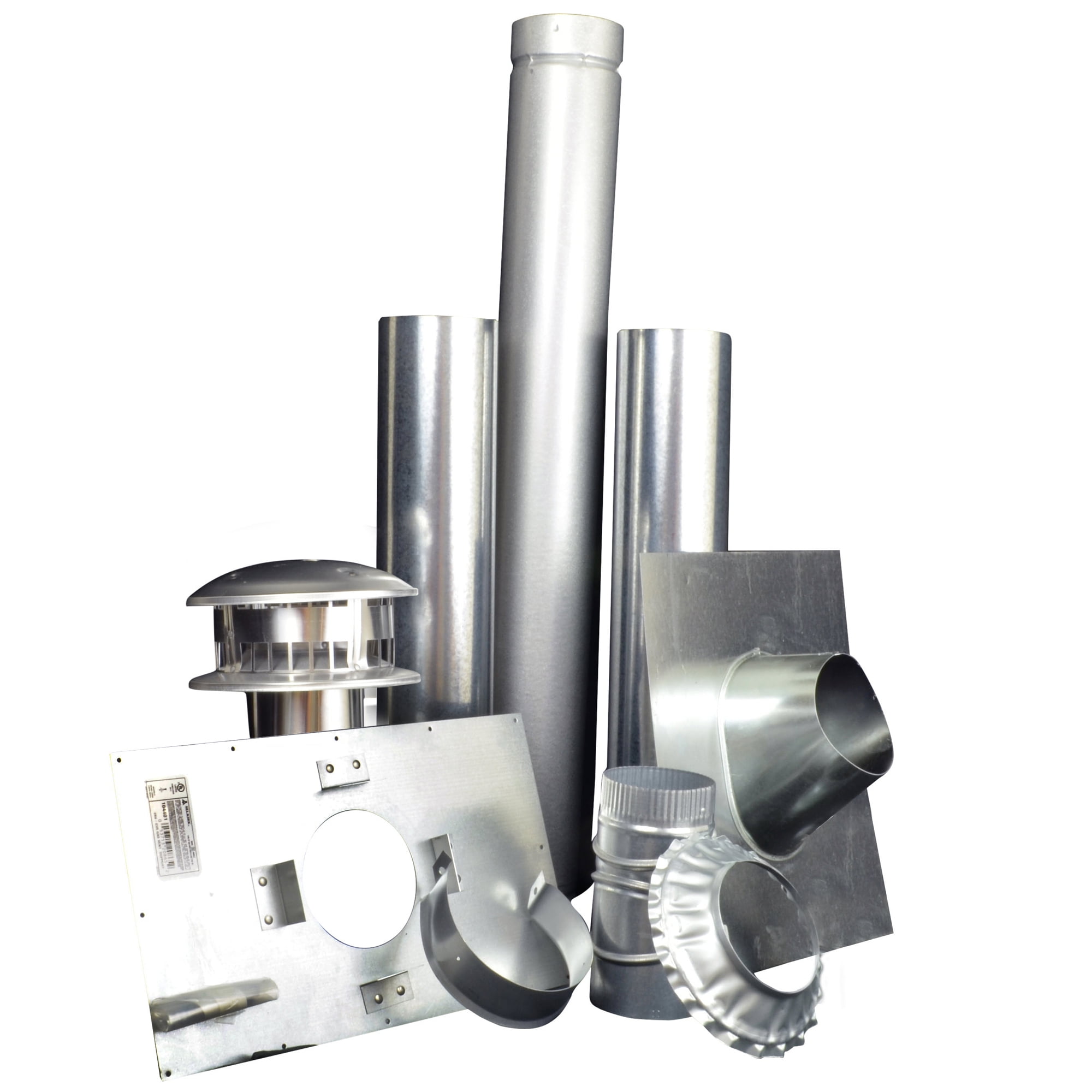 Mr. Heater Big Maxx 4" Stainless Steel Vertical Vent Kit, Single Wall B ...