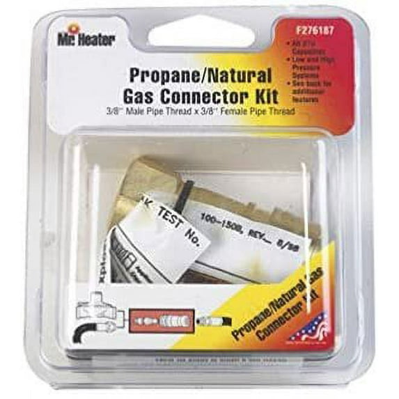 Mr Heater F276187 3/8 Male Pipe Thread Quick Connector - Walmart.com