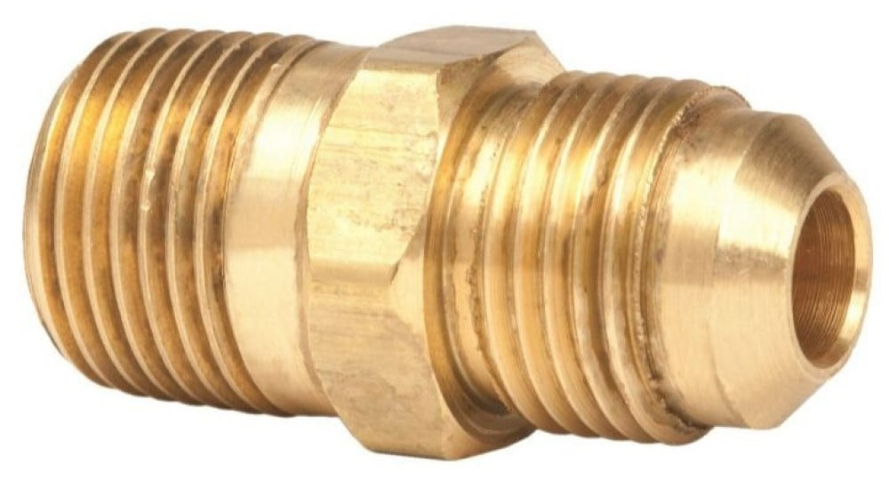 Mr. Heater F276262 3/8 in. Male Pipe Thread x 3/8 in. Male Flare Brass ...