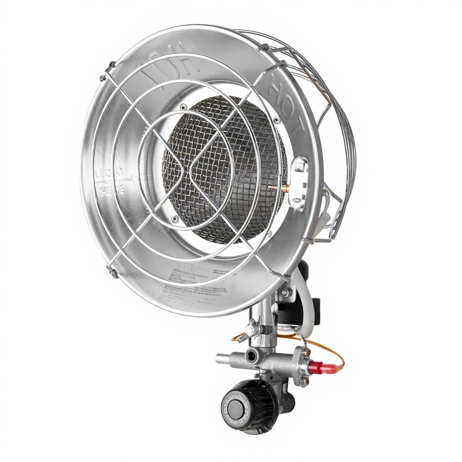 Mr. Heater Single Burner Radiant Heater, 15000 BTU Propane Tank Mounted ...