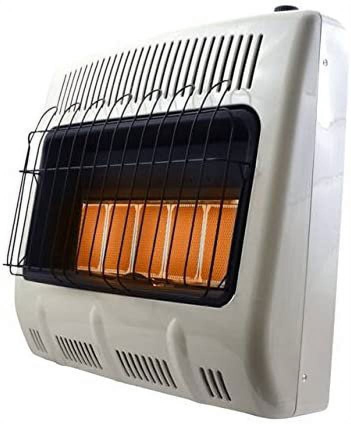 Mr. Heater White Propane Thermostat Radiant Heater for 750 sq ft ...