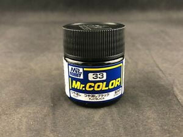 Mr. Hobby Mr. Color 33 Flat Black 10mL - Walmart.com