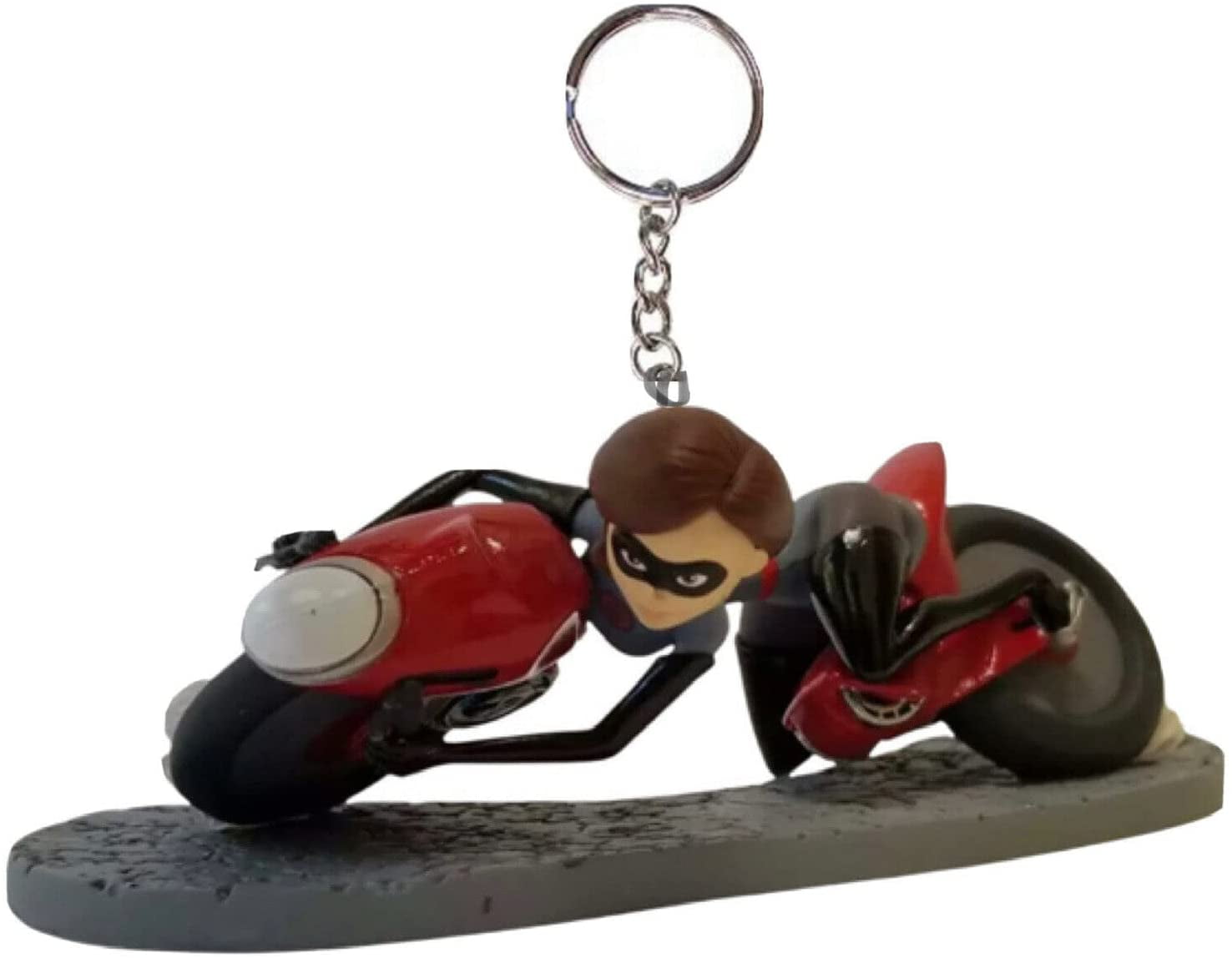 Mr Incredible Elastigirl PVC Key Ring Keychain Figure Ornament Figurine ...
