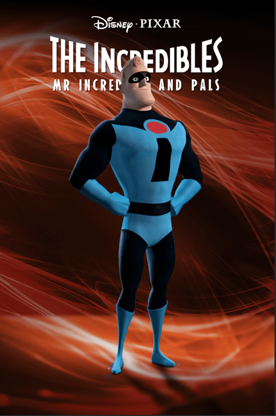 Mr. Incredible and Pals (2005) 24x36 Movie Poster, Pixar Animated Short ...