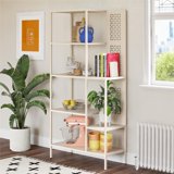 Mr. Kate Annie Metal Bookcase, Parchment - Walmart.com