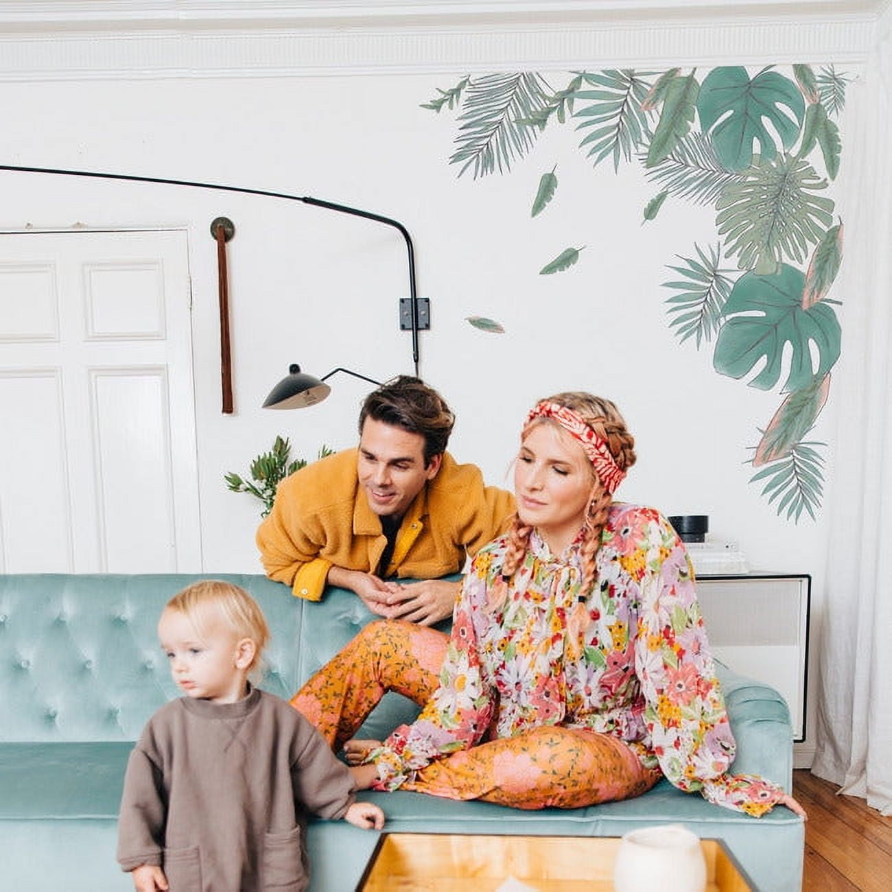 Mr. Kate Hand-Drawn Palm Peel And Stick Wall Decals - Walmart.com