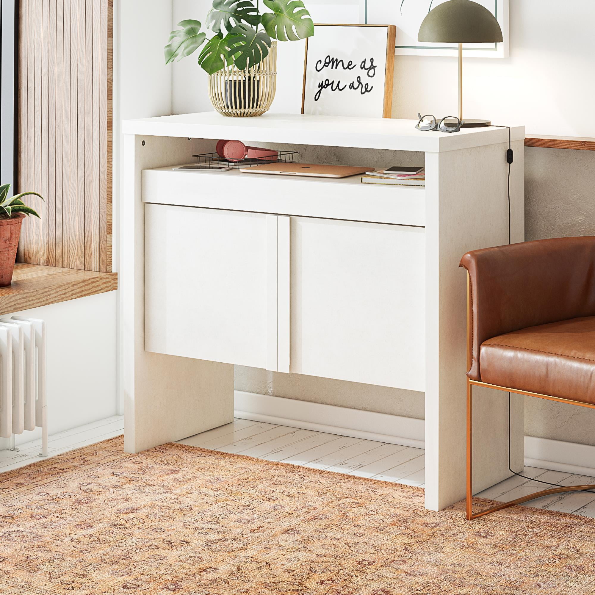 Mr.Kate Neely Slide Out Desk, Plaster - Walmart.com