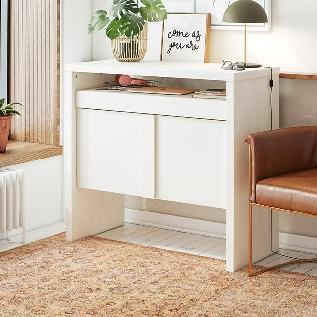 Mr.Kate Neely Slide Out Desk, Plaster - Walmart.com