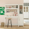Mr.Kate Tess Standing Desktop & Workstation with Modular Storage ...