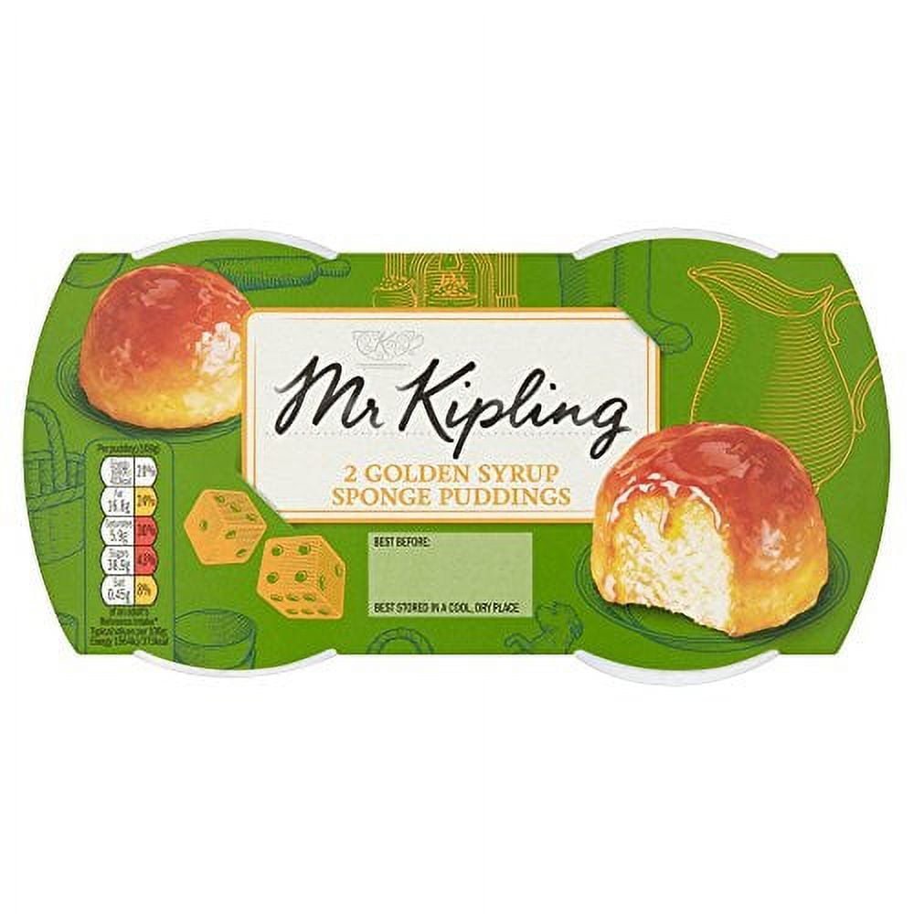 Mr. Kipling Golden Syrup Sponge Pudding, 2 x 95g - Walmart.com