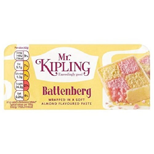 Mr Kipling Whole Battenburg Cake - Walmart.com