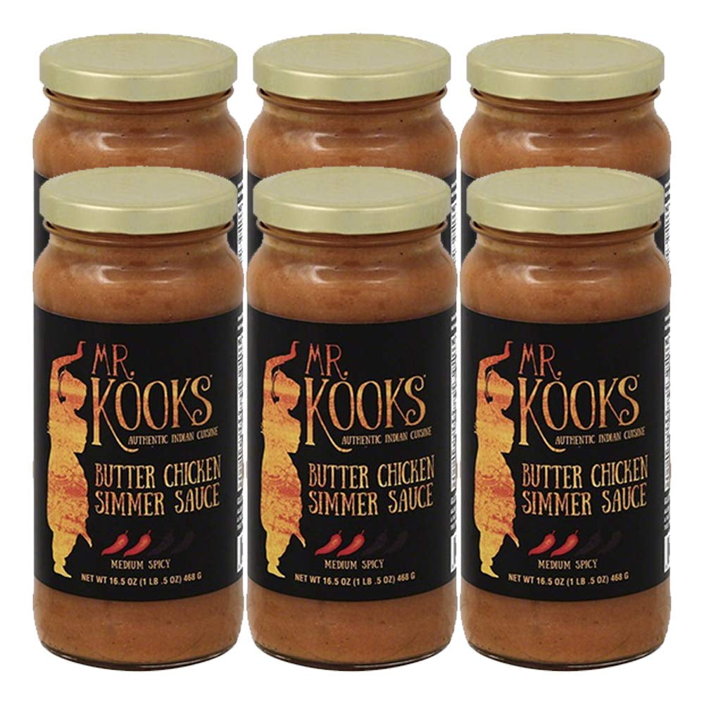 Mr. Kook Butter Chicken Sauce 16.5 oz (Pack of 6) - Walmart.com
