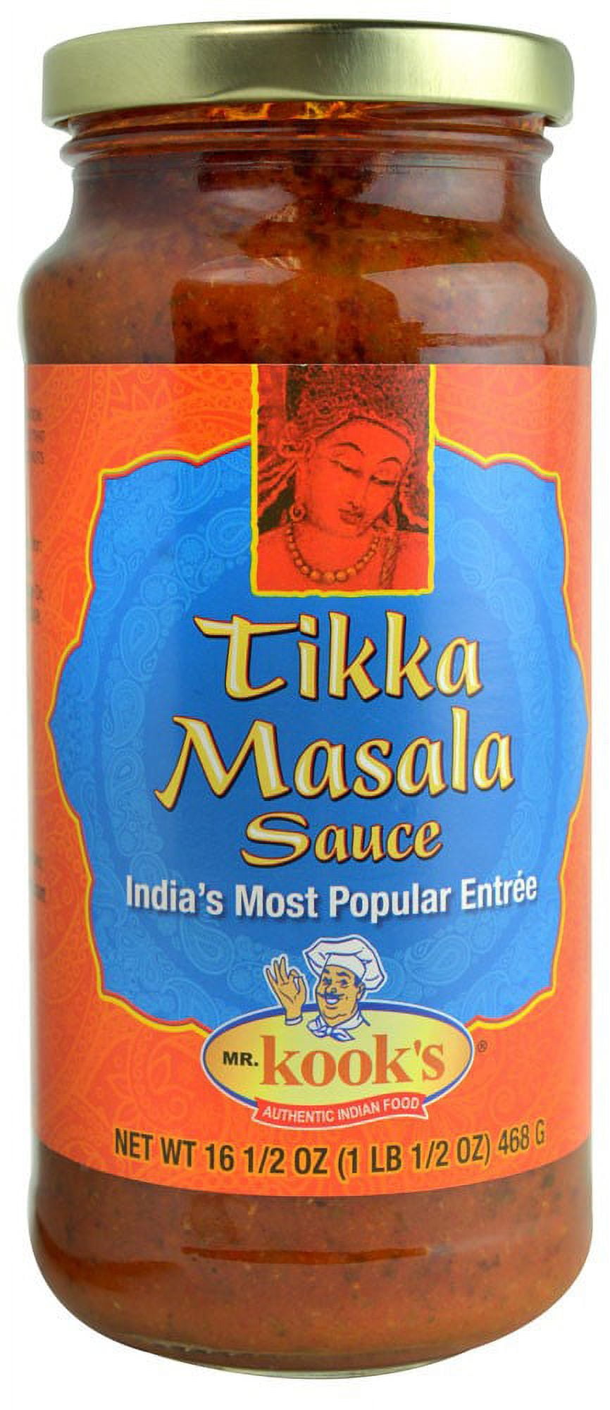 Mr. Kook's Cooking Sauce Tikka Masala, 16.5 Fl Oz - Walmart.com