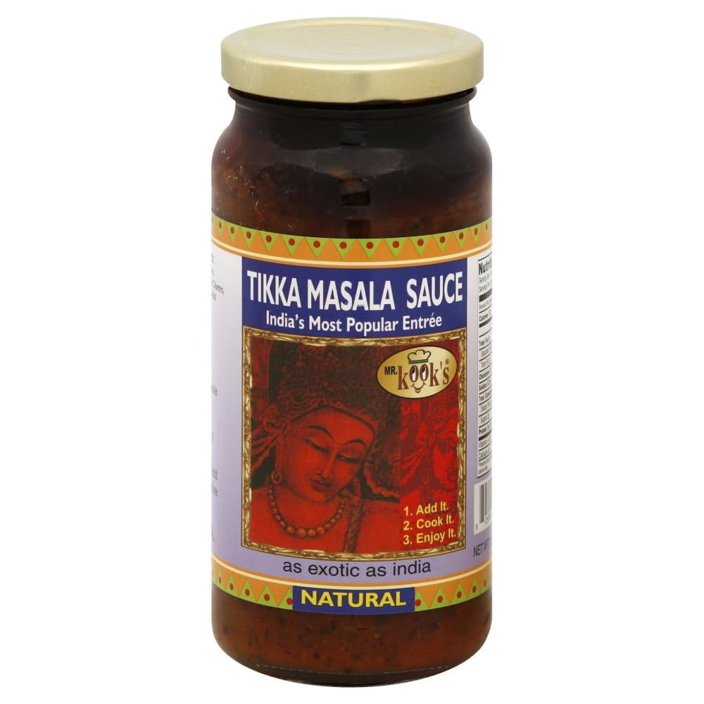 Mr. Kook's Tikka Masala Sauce, 16.5 oz, (Pack of 6) - Walmart.com
