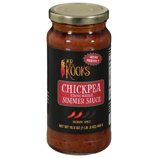 Mr. Kooks Chickpea Simmer Sauce Medium Spicy - Walmart.com