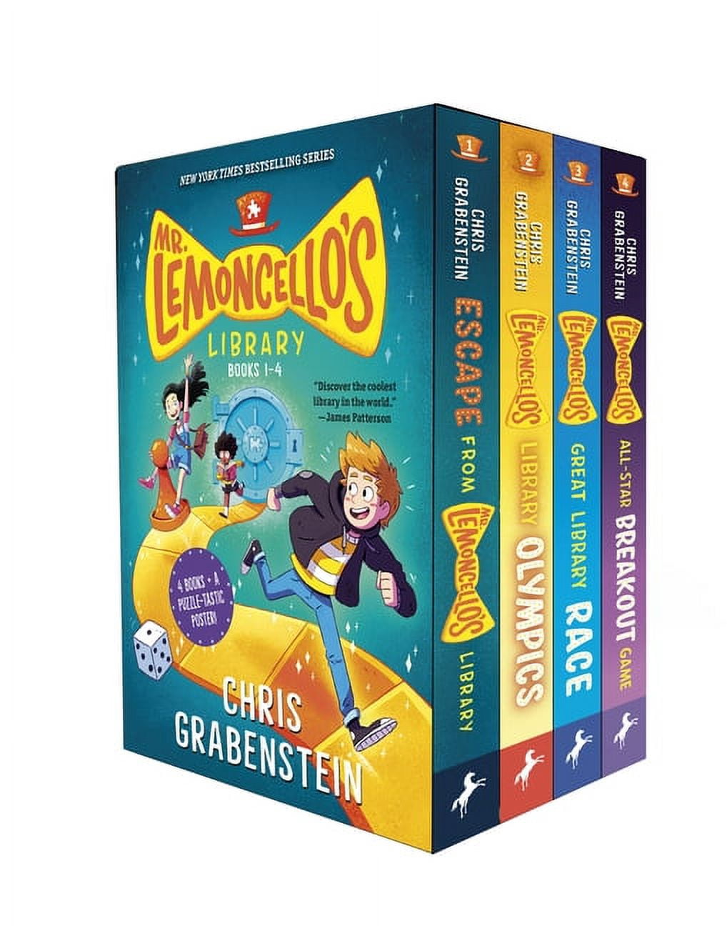 Mr. Lemoncellos Library Books 1-4 Boxed Set Paperback 0593175506 ...