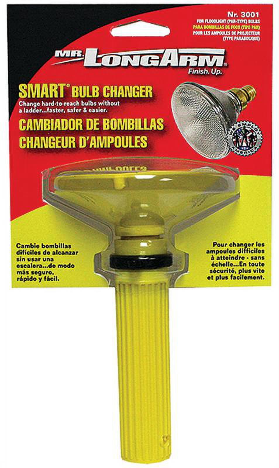 Mr. LongArm 6’ - 12’ Expandable Heavy Duty Non-Conductive Light Bulb ...