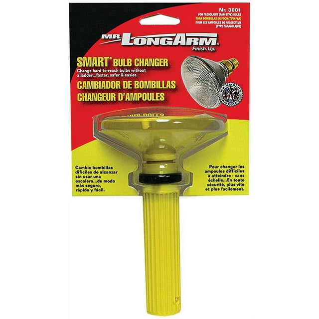 Mr. LongArm 6’ - 12’ Expandable Heavy Duty Non-Conductive Light Bulb ...