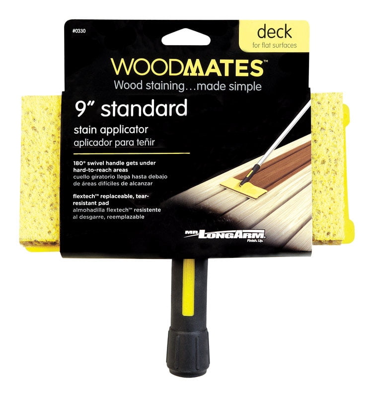 Mr Longarm 0330 Woodmates Deck Stain Applicator, 9-In. - Walmart.com