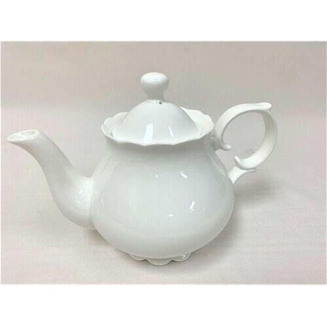 Mr. MJs HO-TP-3316A White Clay Teapot - Walmart.com