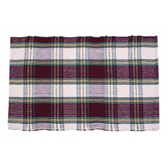 Mr. MJs Trading AG-65736-60x96 60 x 96 in. Floor Mat, Sherwood Burgundy ...