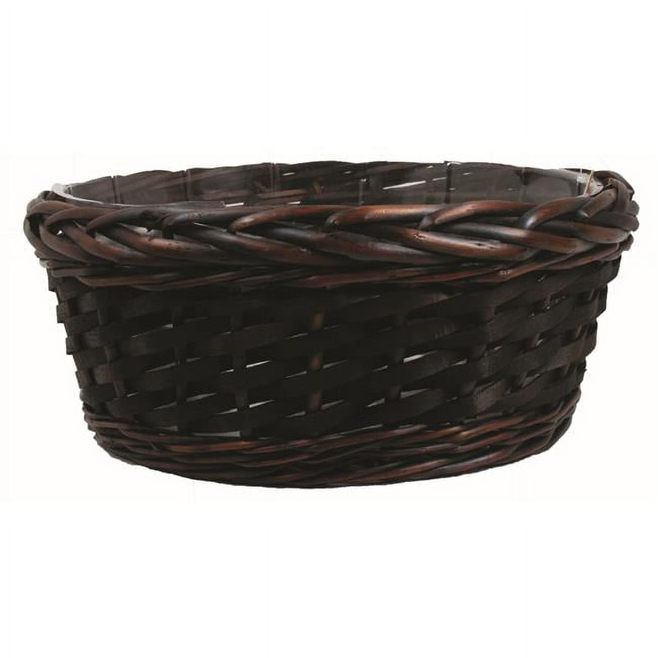Mr. MJs Trading AI-2072MAH Mahogany Brown Wicker Basket - Walmart ...