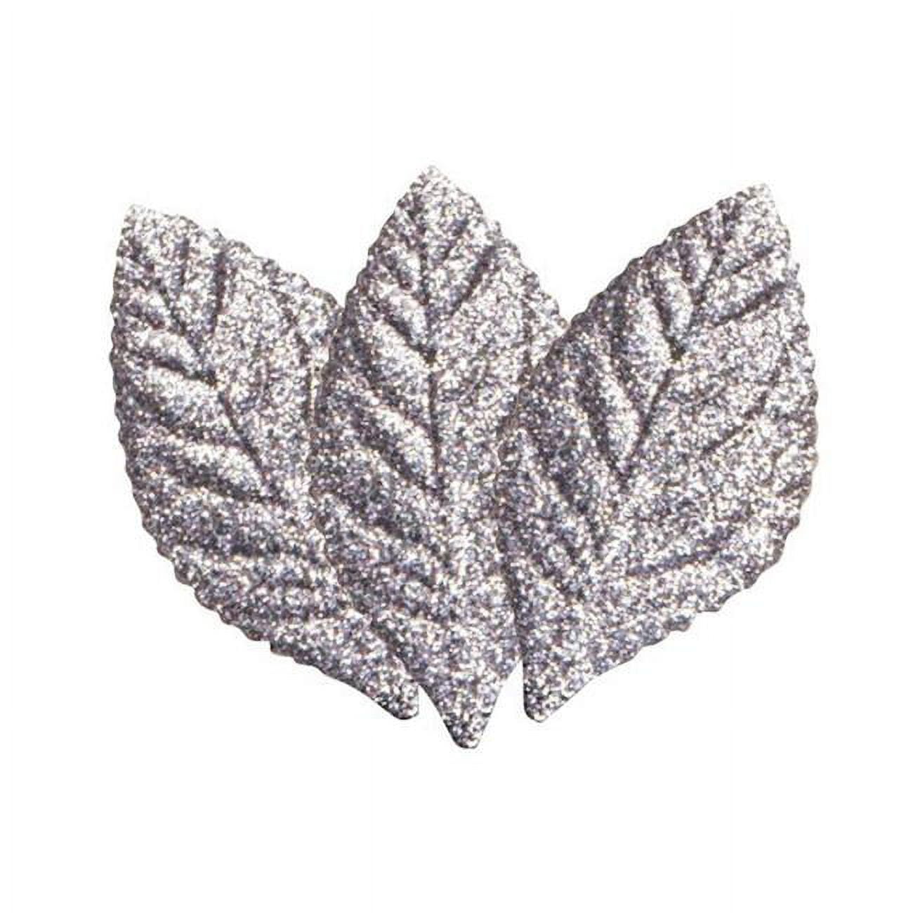 Mr. MJs Trading AI-COR880SI Silver Glitter Leaves Vase Fillers - Set of ...
