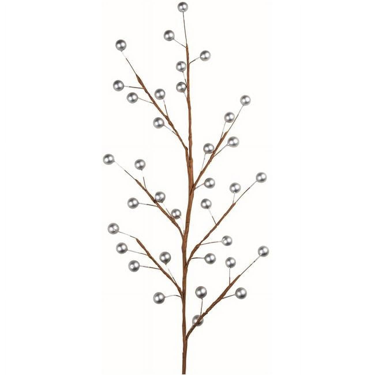 Mr. MJs Trading AI-FL01006SIL Silver Winterberry Faux Plants & Trees ...