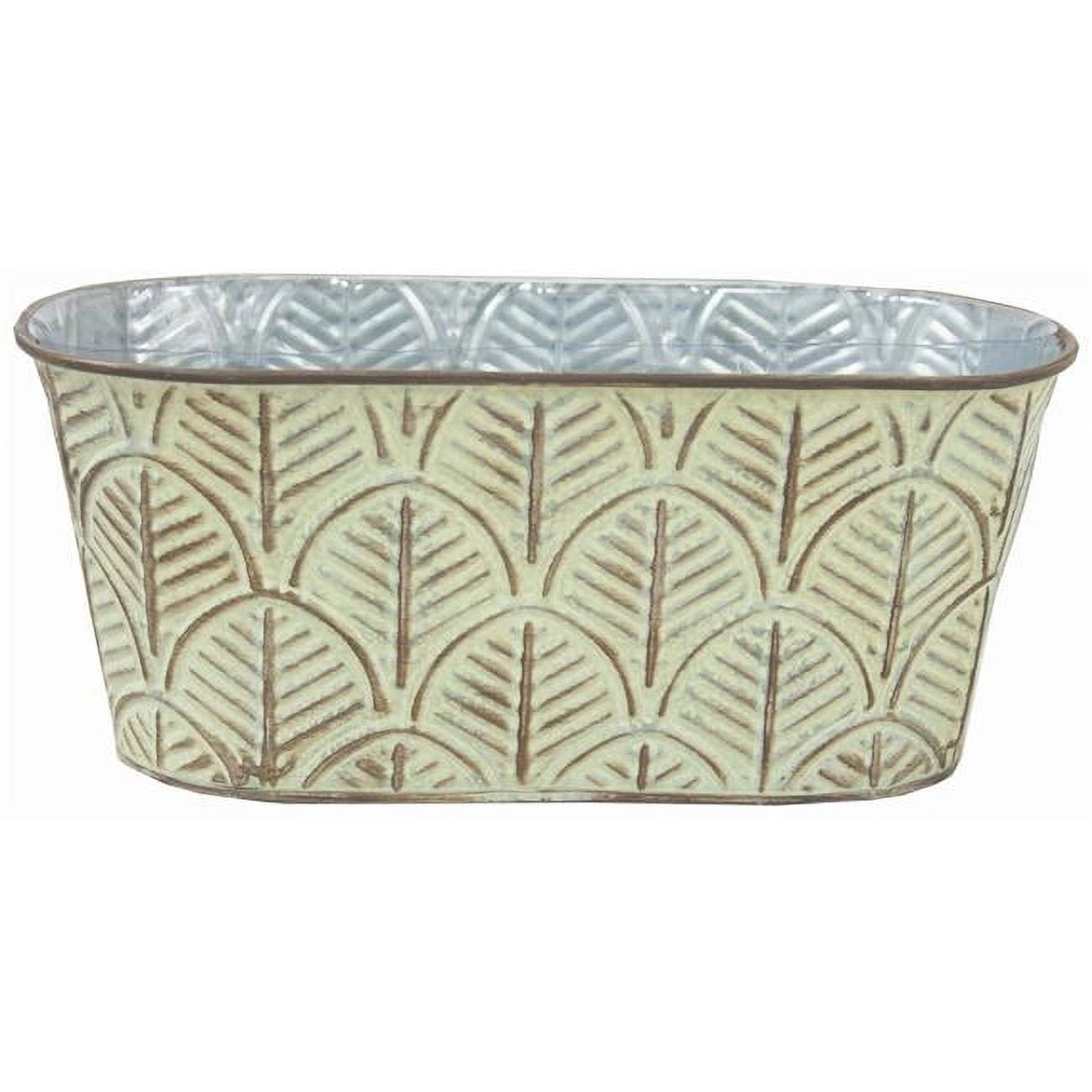 Mr. MJs Trading AI-GA3405OZN Leaves in Copper & Verdigris Planter ...