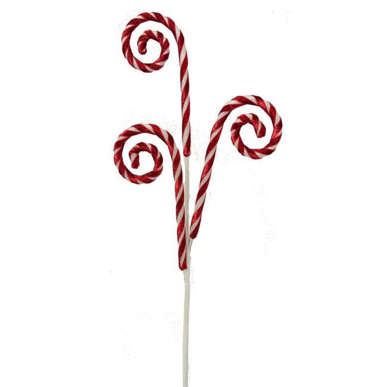 Mr. MJs Trading AI-PI3994RIR Curly Candy Canes Spray Decoration ...