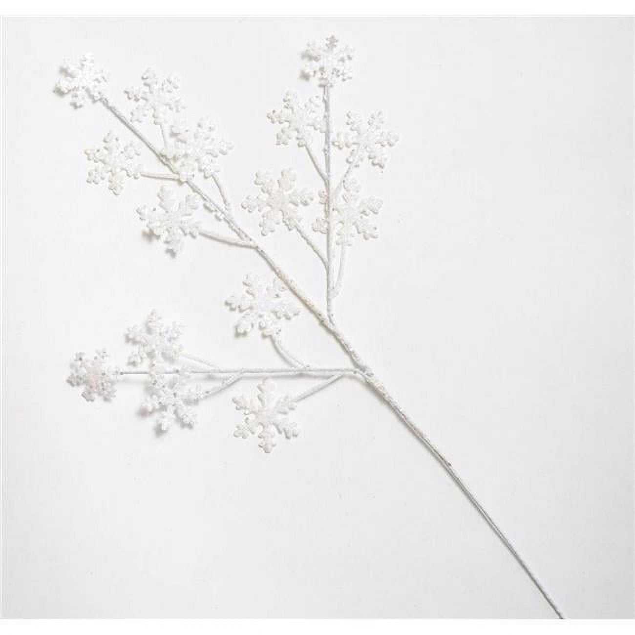 Mr. MJs Trading AI-PI4037WHI White Snowflakes Spray Pick - Set of 12 ...