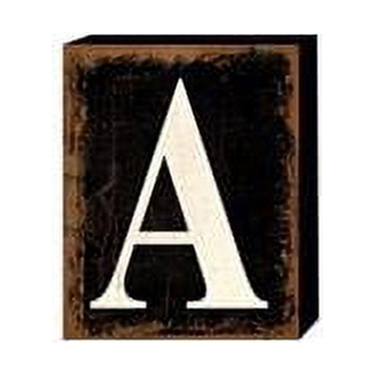 Mr. MJs Trading IV-S17-HZ054L A Letter Block, Black - Large - Walmart.com