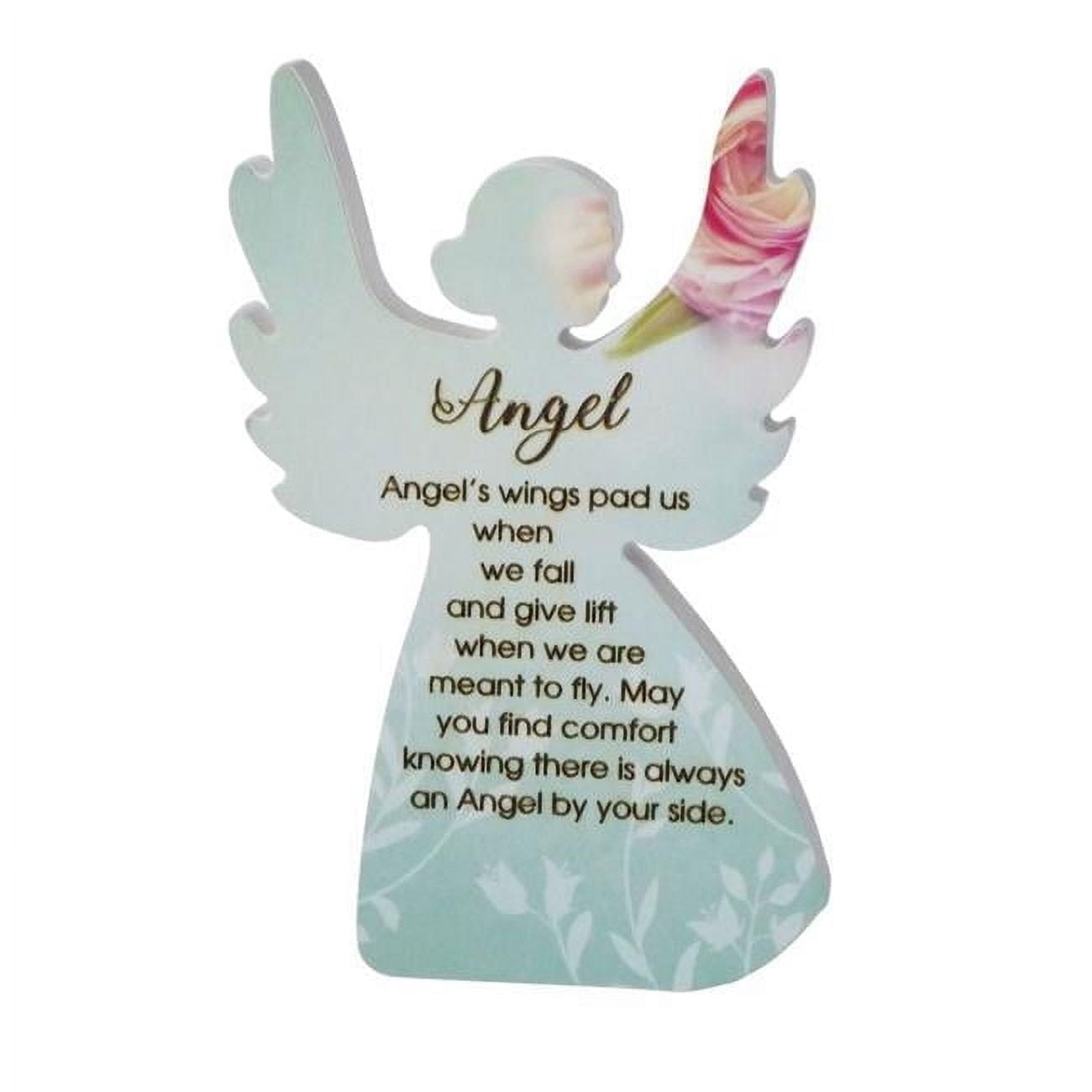 Mr. MJs Trading SC-FY206 Heavenly Rose Angel with Saying - Angel Plaque ...