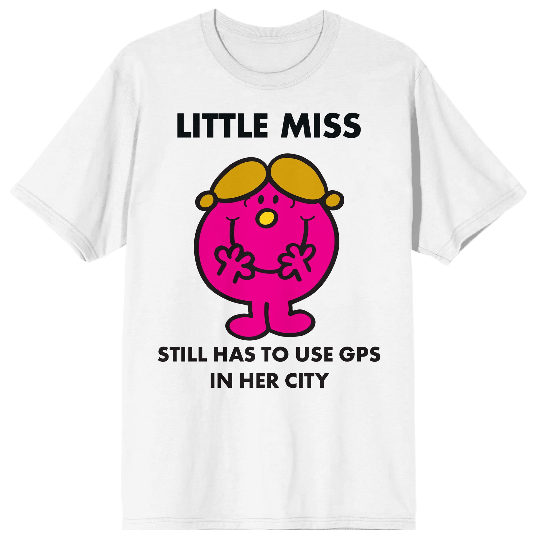 Mr. Man And Little Miss Meme Little Miss Still Has To Use GPS Crew Neck ...