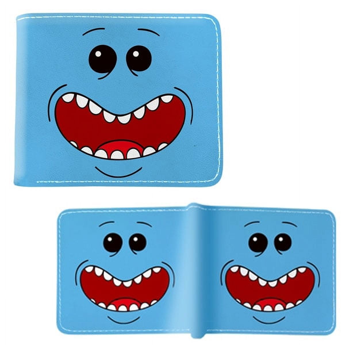 Mr. Meeseeks Face - Rick and Morty 4x5" Bi-Fold Wallet - Walmart.com