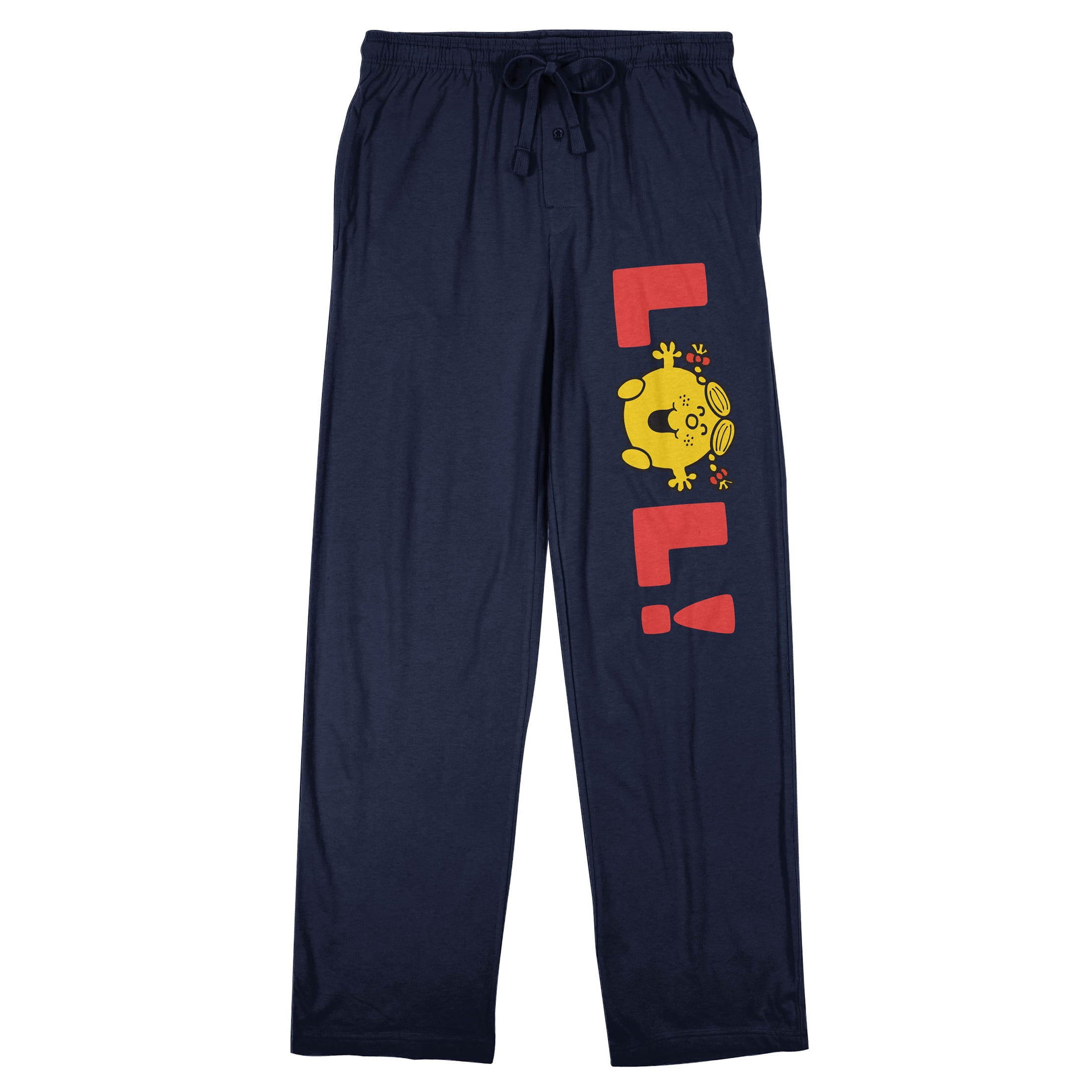 Mr. Men And Little Miss Classic LOL Men's Navy Sleep Pajama Pants-Small ...