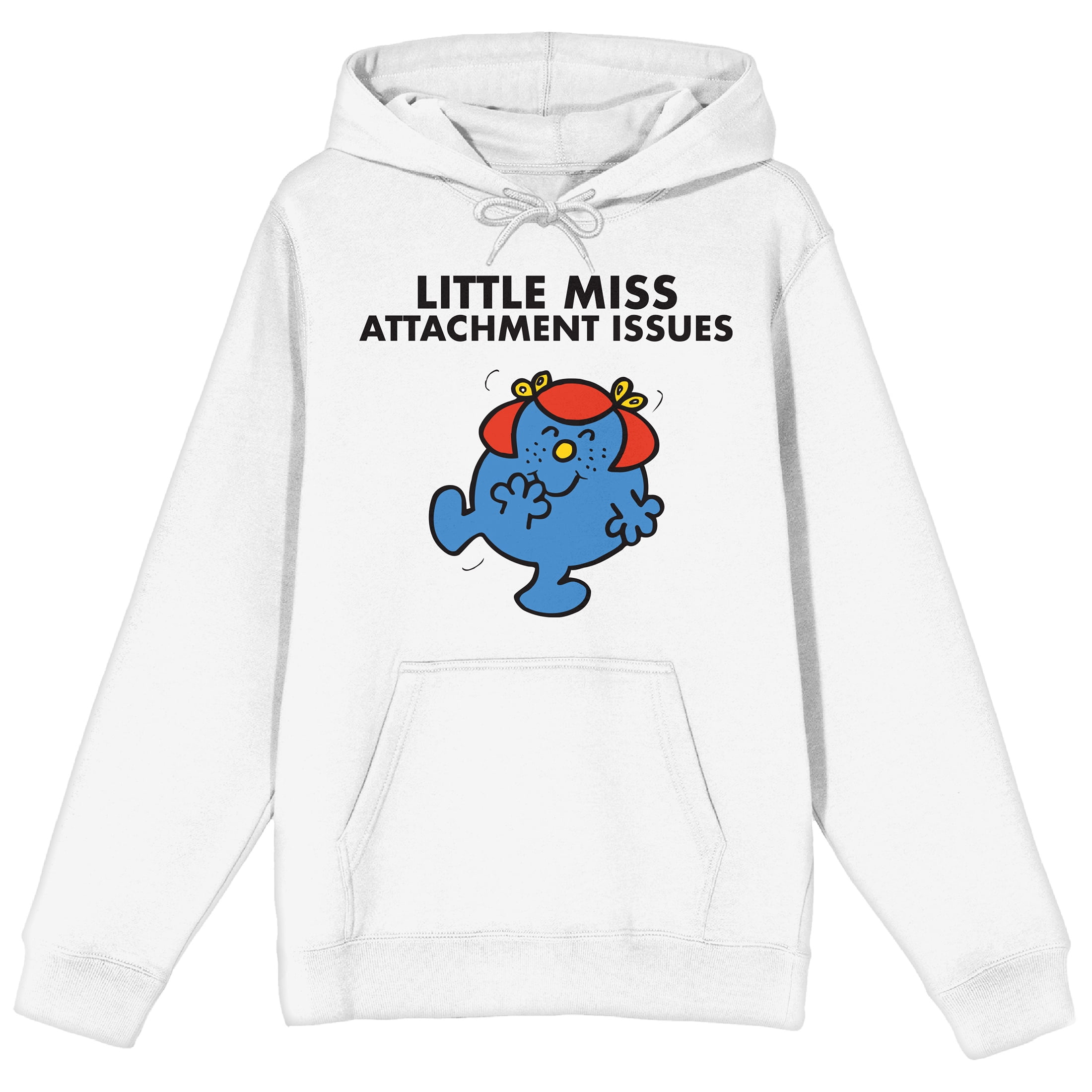 Mr Men & Little Miss Little Miss Attachment Issues Adult White Graphic ...
